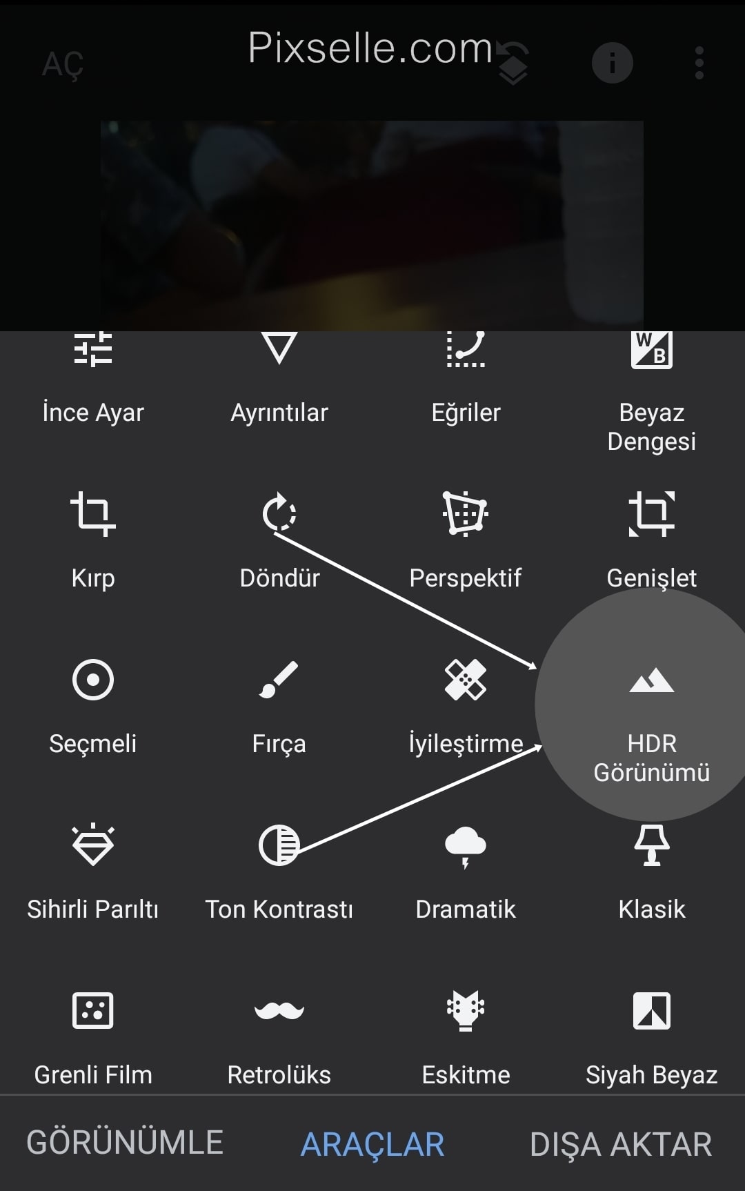 Telefondan Profesyonel Fotoğraf Düzenleme - Pixselle Telefondan Profesyonel Fotoğraf Düzenleme - Pixselle