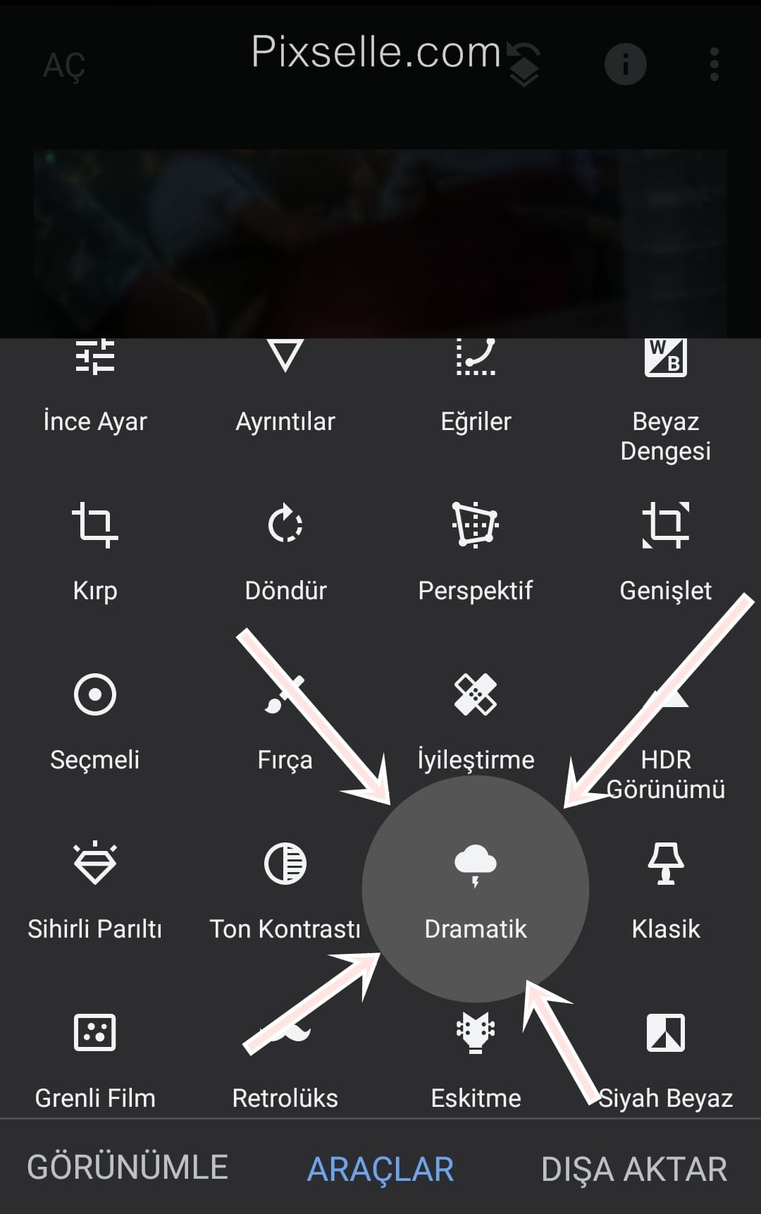 Telefondan Profesyonel Fotoğraf Düzenleme - Pixselle Telefondan Profesyonel Fotoğraf Düzenleme - Pixselle