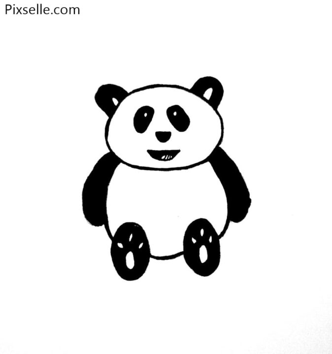 Adım Adım Kolay Panda Çizimi - Pixselle